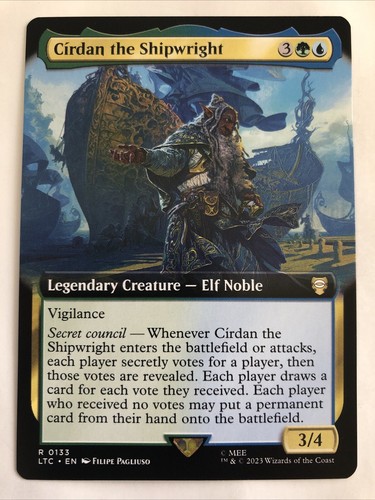 MTG Commander: LOTR Cirdan the Shipwright Extended Art 0133 NM Rare | eBay