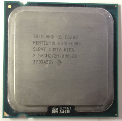 Intel Pentium E5200 Desktop CPU Processor- SLB9T | eBay