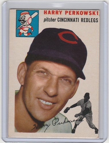 1954 Topps #125 Harry Perkowski Cincinnati Reds EX | eBay