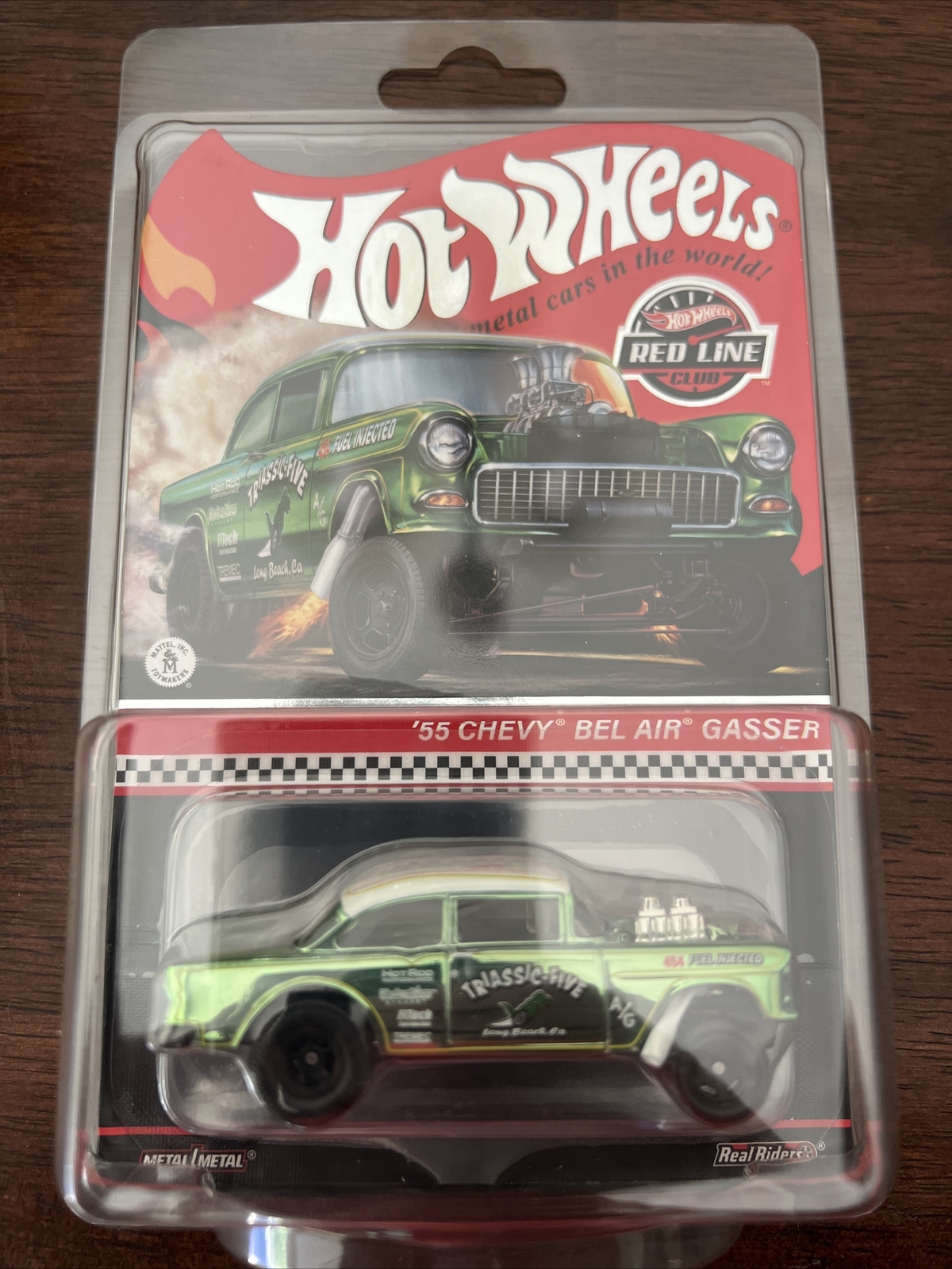 Hot Wheels RLC 55 Chevy Bel Air Gasser Triassic Five - Green | eBay