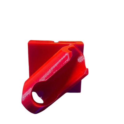 Right-Side Belt Clip Fishing Rod Holder – 3D Printed in Red PETG ...