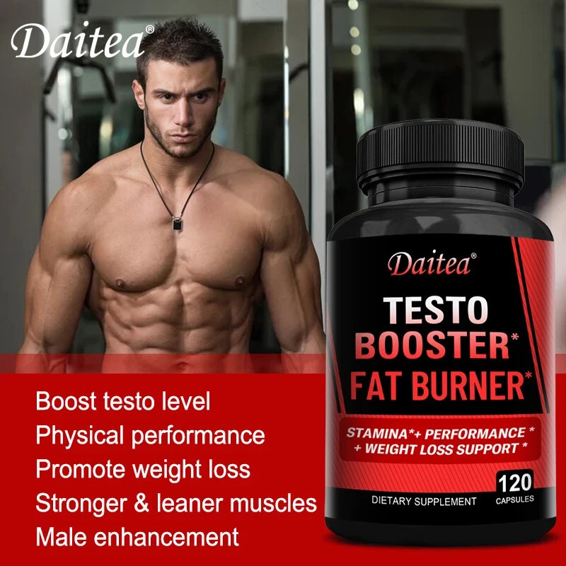 Testo Booster Supplement for Men 60 Caps | Vitality, Stamina, Energy ...