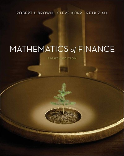 Mathematics of Finance - paperback Brown, Robert|Kopp, Steve 70876460| eBay