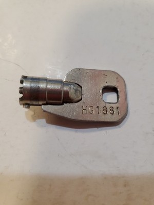 Snack soda drink vending machine key #HG1881 fits barrel style locks | eBay