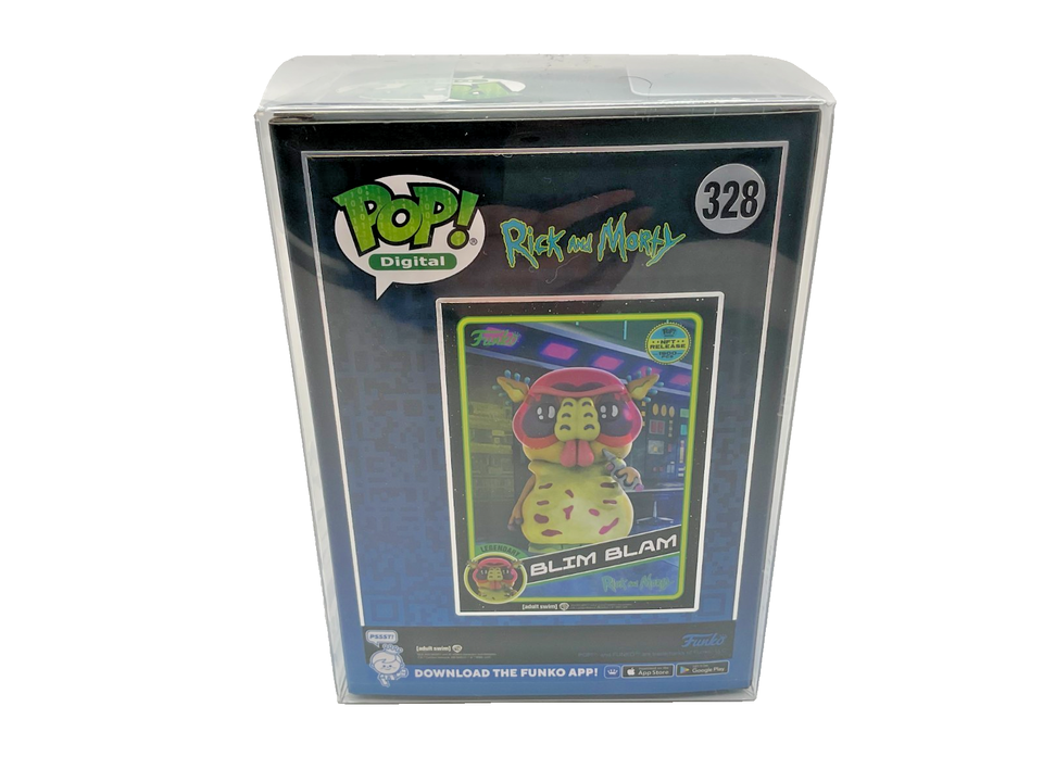 Funko POP! Digital Rick n Morty Blim Blam N.F.T Release #328 | eBay