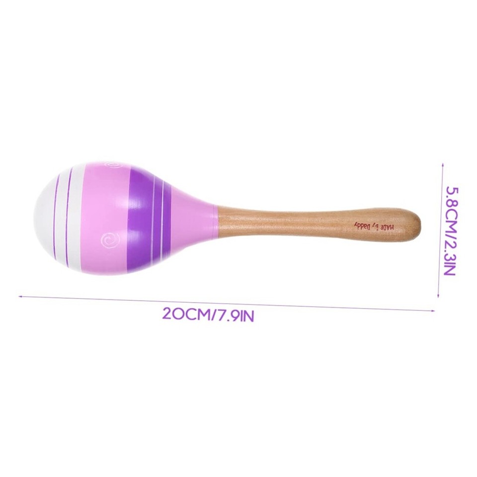 Maracas Hand Percussion Rattles, Wooden Rumba Shaker Musical Instrument ...