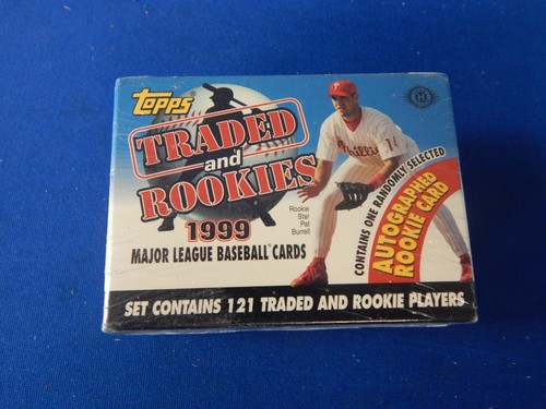 1999 TOPPS TRADED AND ROOKIES BASEBALL FACTORY SEALED COMPLETE SET ...