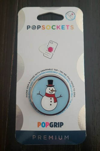 Popsockets Premium Popgrip Enamel Snowman Winter Swappable Pop Top Grip ...