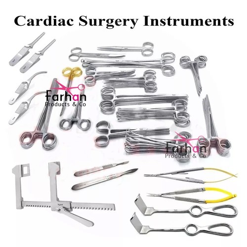 Cardiac Surgery Instruments Set Of 117Pcs Cardiology Surgical ...