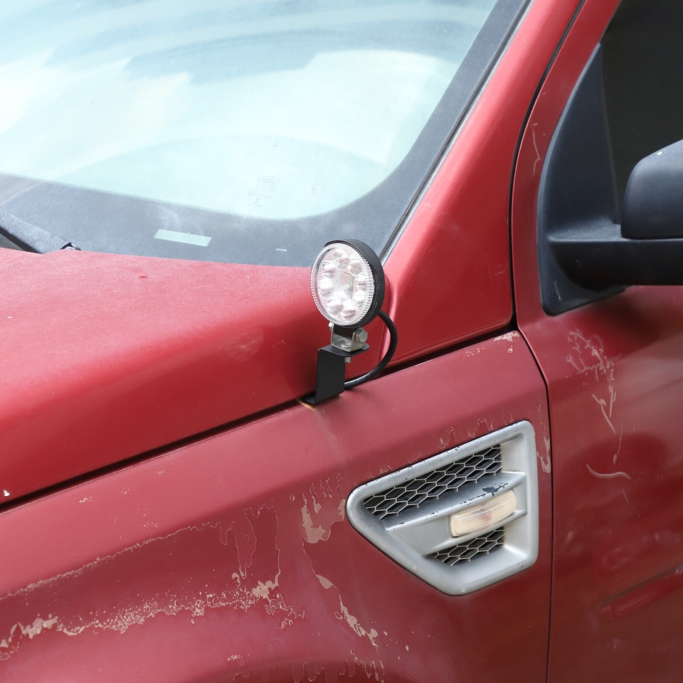 For Land Rover LR2 Hood Mount LED Ditch Mounting Brackets for Off-road ...