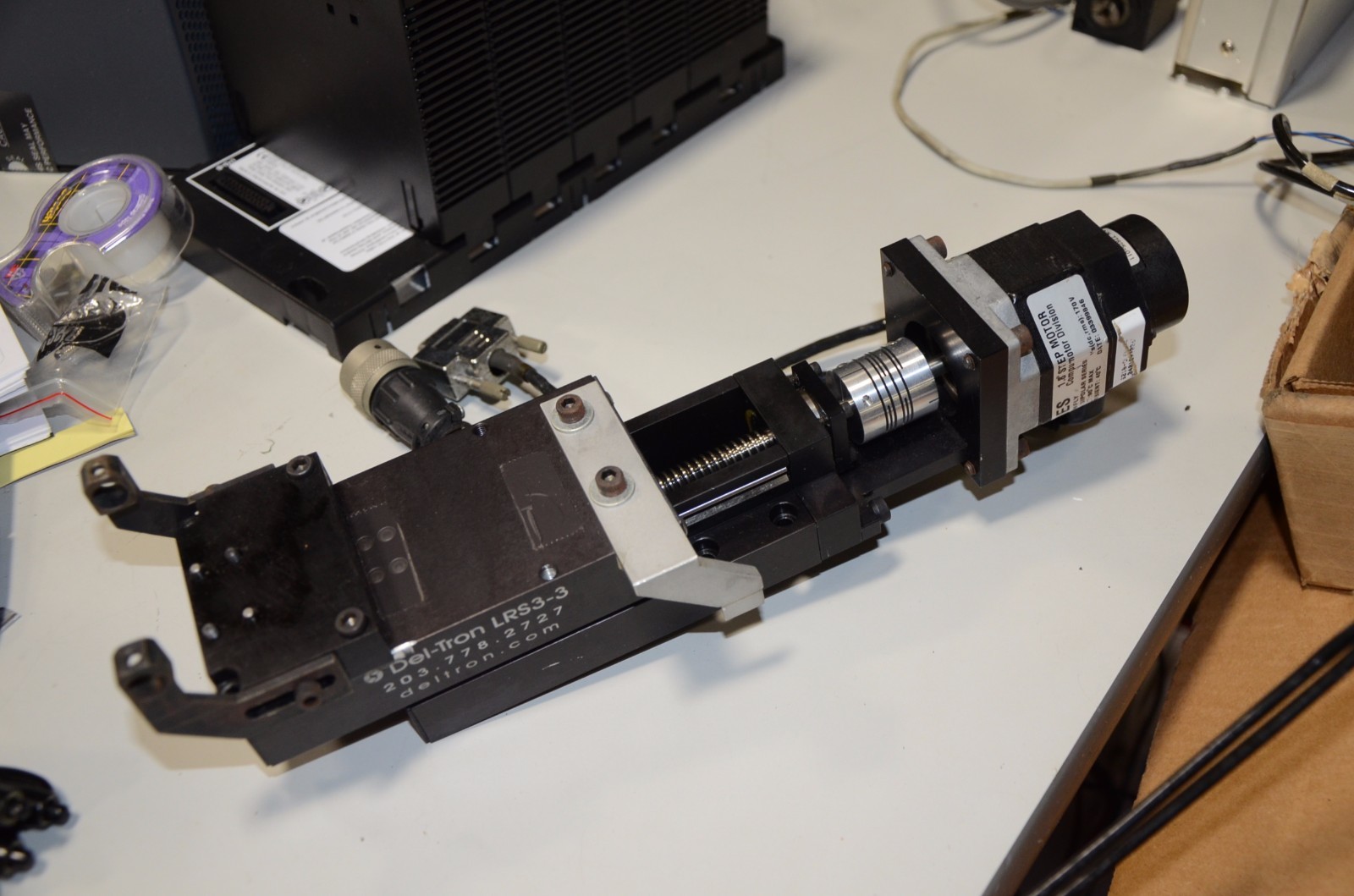 3" Travel Posi-Drive Ball Screw Linear Actuator Motorized Stage Deltron ...