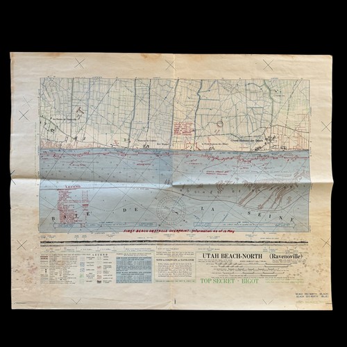VERY RARE! WWII 1944 TOP SECRET D-Day Lt. Price LCT-2454 Utah Beach ...