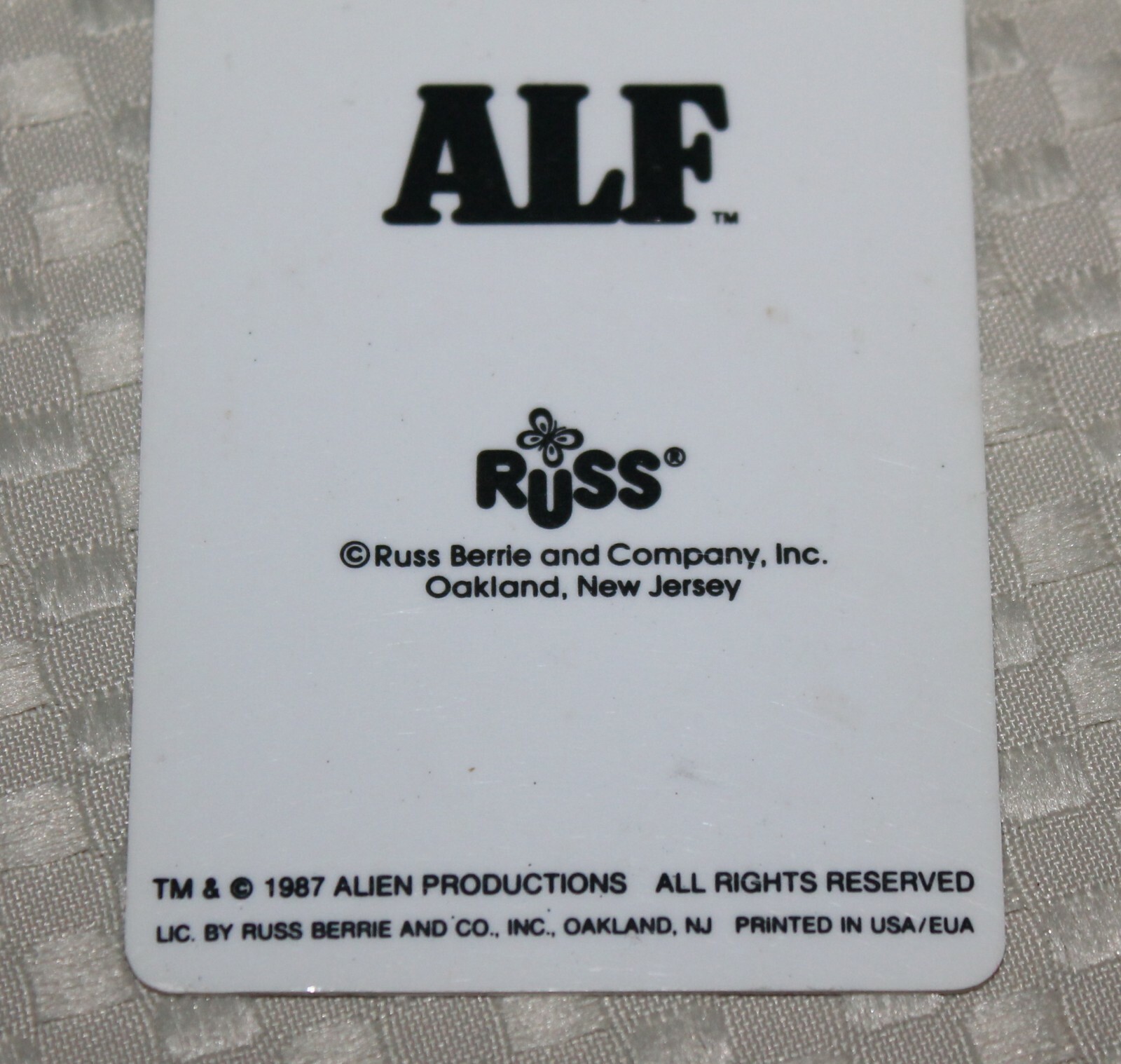 Vintage ALF TV Show Character Keychain Alien | eBay