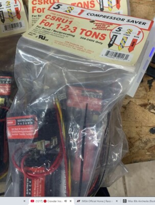 5-2-1 COMPRESSOR SAVER CSRU1 Hard Start Kit 1-2-3 tons AC HVAC ...