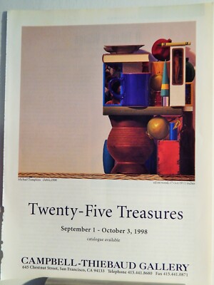 MICHAEL TOMPKINS ART PIECE VTG ORIG 1998-2 ADVERTISEMENT | eBay