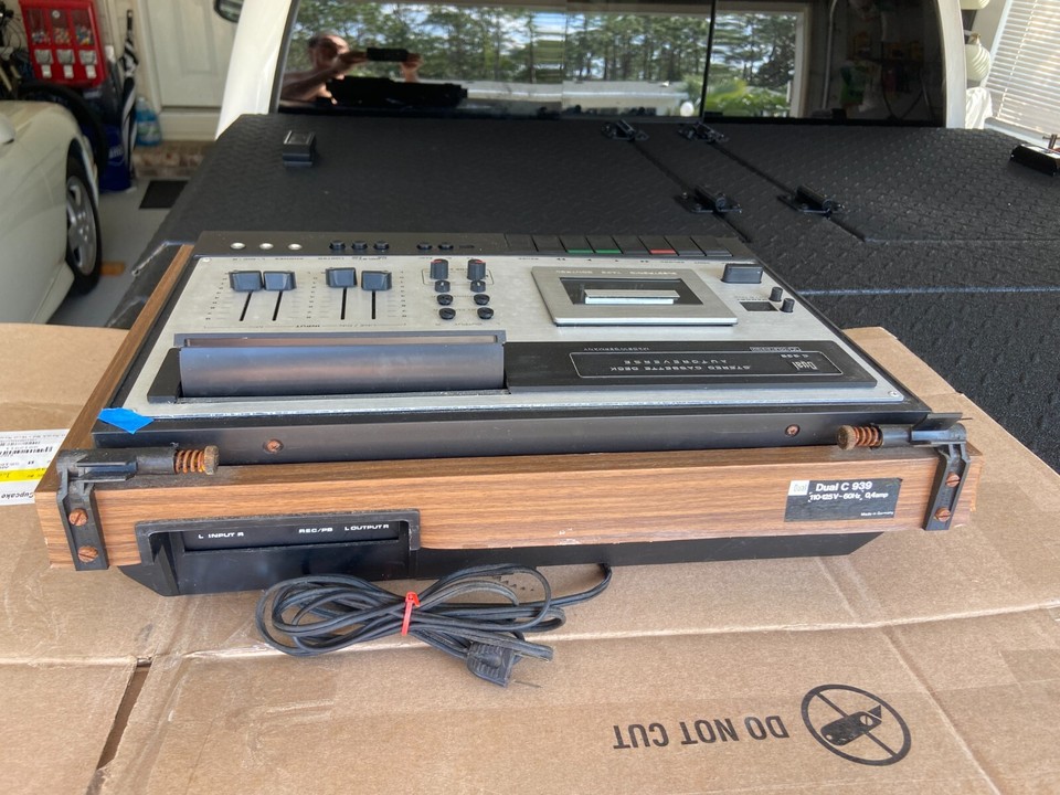 Dual C 939 Stereo Cassette Deck Auto Reverse Parts Or Repair | eBay