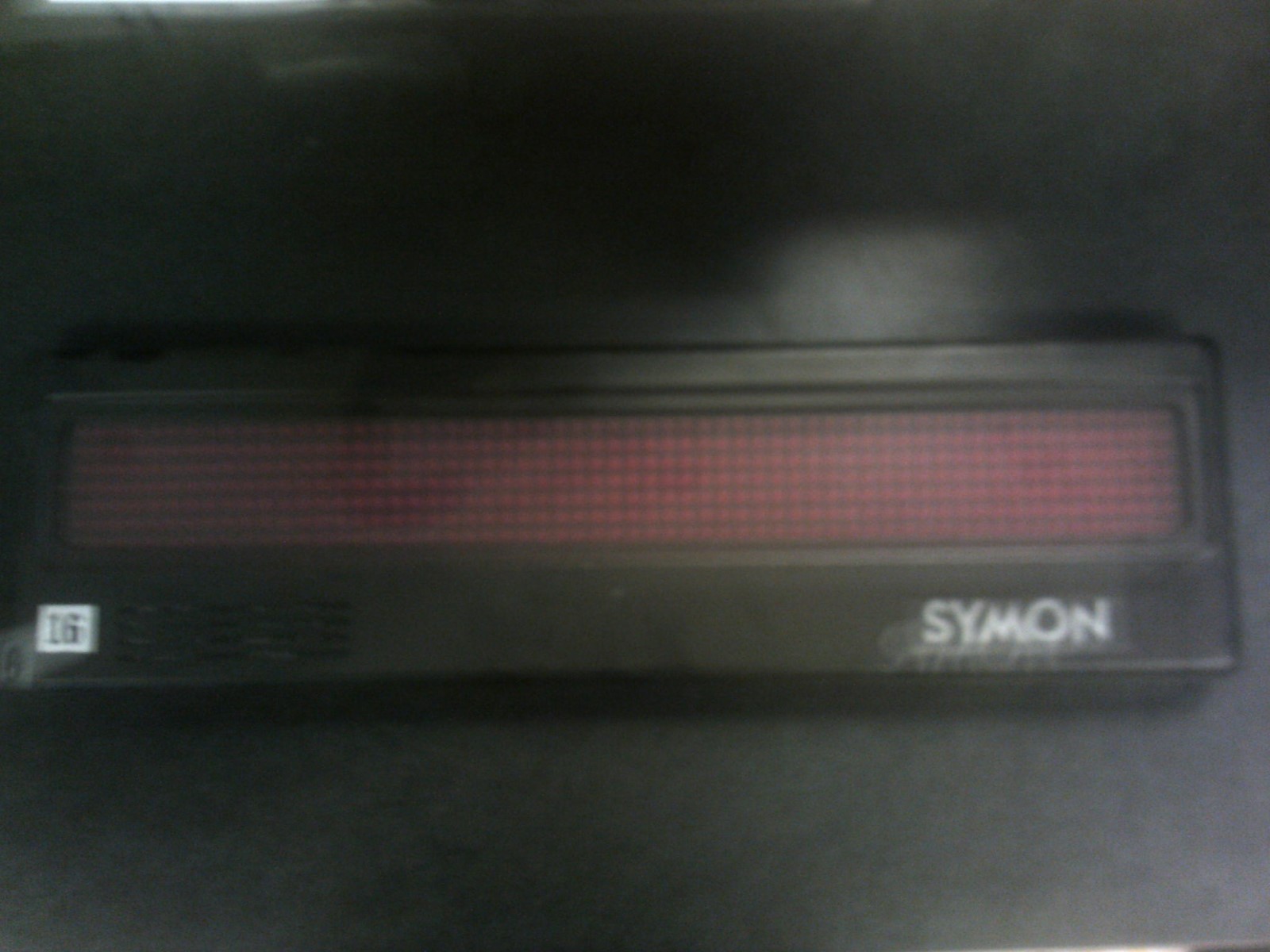 SYMON DIGITAL LIGHT DISPLAY BOARD SIGN 2" x 18" SCREEN | eBay