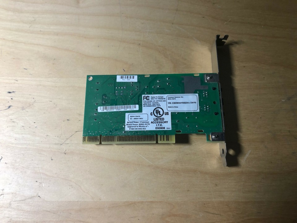 Dell Conexant RD01-D270 (RD01D270) 56 Kbps Modem PCI Card 616983546390 ...