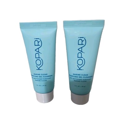 2x Kopari Marine Clean Purifying Gel Face Cleanser 1 Oz / 30 mL Each ...