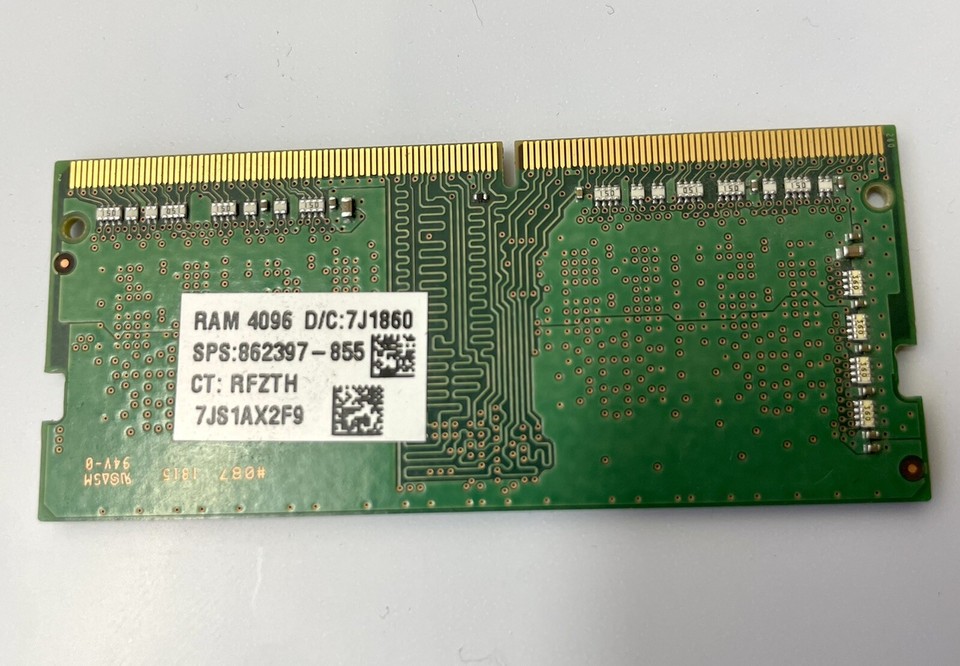 Samsung 4GB 1Rx16 PC4-2400T-SCO-11 SODIMM Laptop Memory M471A5244BB0 ...