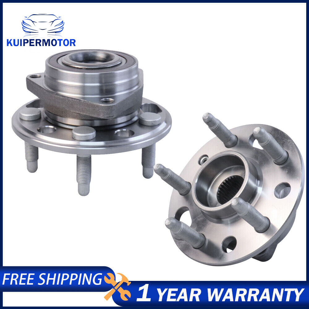 Pair Wheel Hub Bearings For Chevy Malibu Buick Regal Cadillac CTS GMC ...