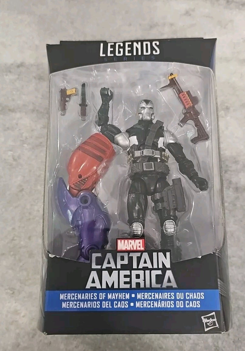 MARVEL LEGENDS CAPTAIN AMERICA MERCENARIES OF MAYHEM DEMOLITION MAN ...