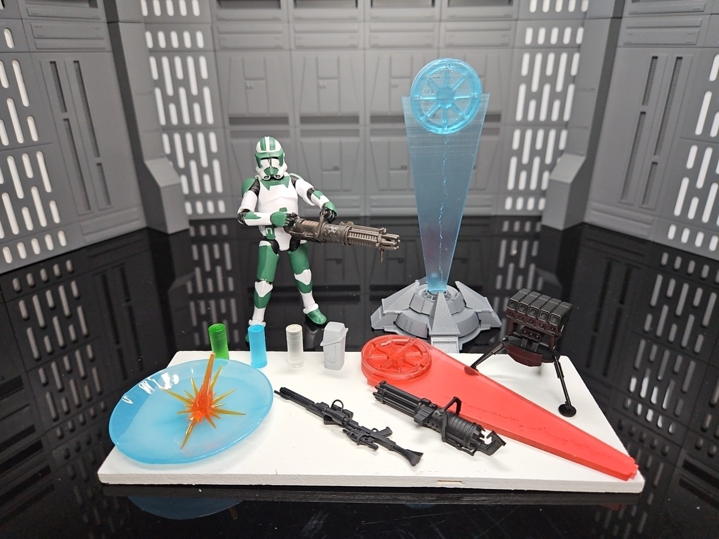 Star Wars Custom 3.75 1/18 TVC 41st Elite Legion Clone Heavy Assault ...