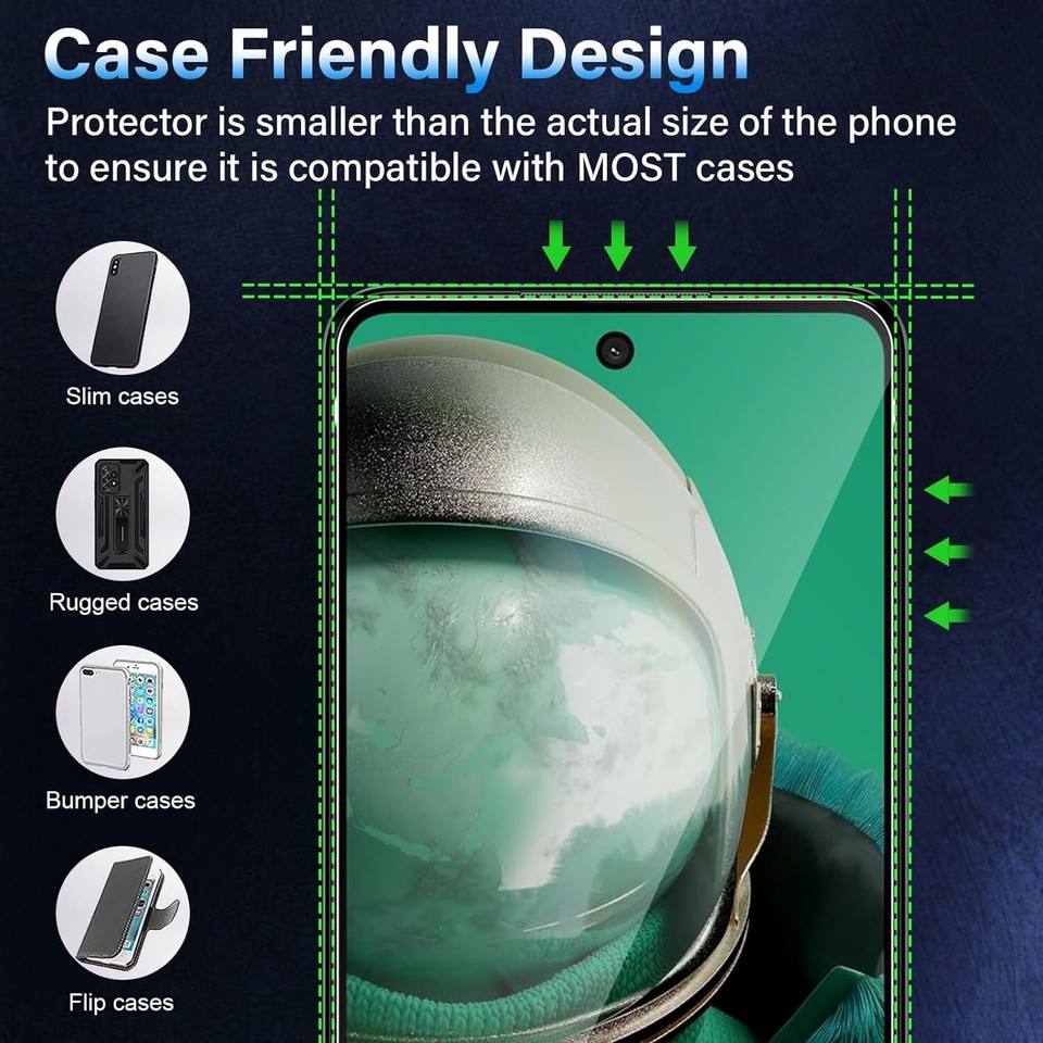 2X For HMD Pulse Plus Pro /Skyline /Aura /Fusion Tempered Glass Screen ...