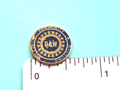 UAW Community Action Prog. - hat pin , tie tac , lapel pin , hatpin ...