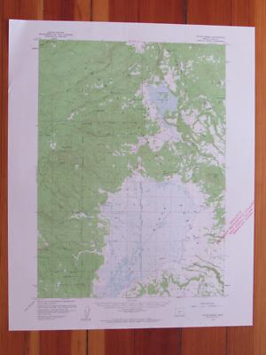 Sycan Marsh Oregon 1961 Original Vintage USGS Topo Map | eBay