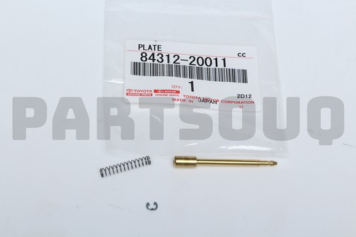 8431220011 Genuine Toyota PLATE, HORN CONTACT 84312-20011 | eBay