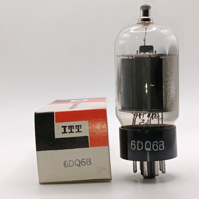 VINTAGE ITT 6DQ6B Vacuum Tube NOS NIB TV Horizontal Output Amplifier ...