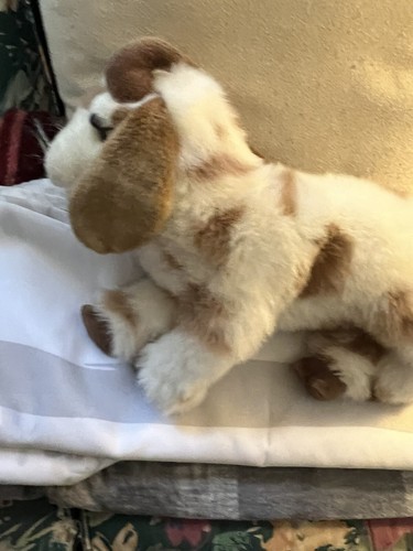 DOUGLAS CUDDLE TOY PLUSH GOAT SPOTTED BROWN AND WHITE EYELASHES | eBay