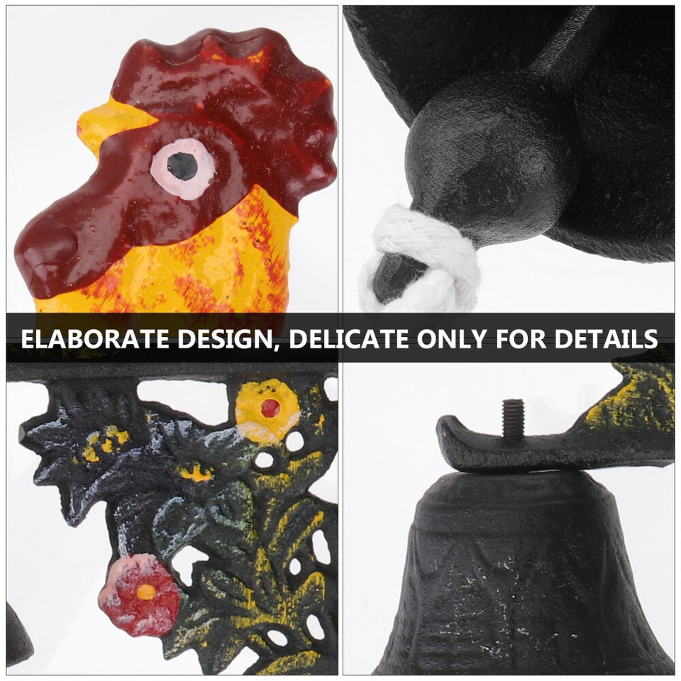 Antique Decor Bell Metal Hand Bell Vintage Door Bells School Bells Bell ...