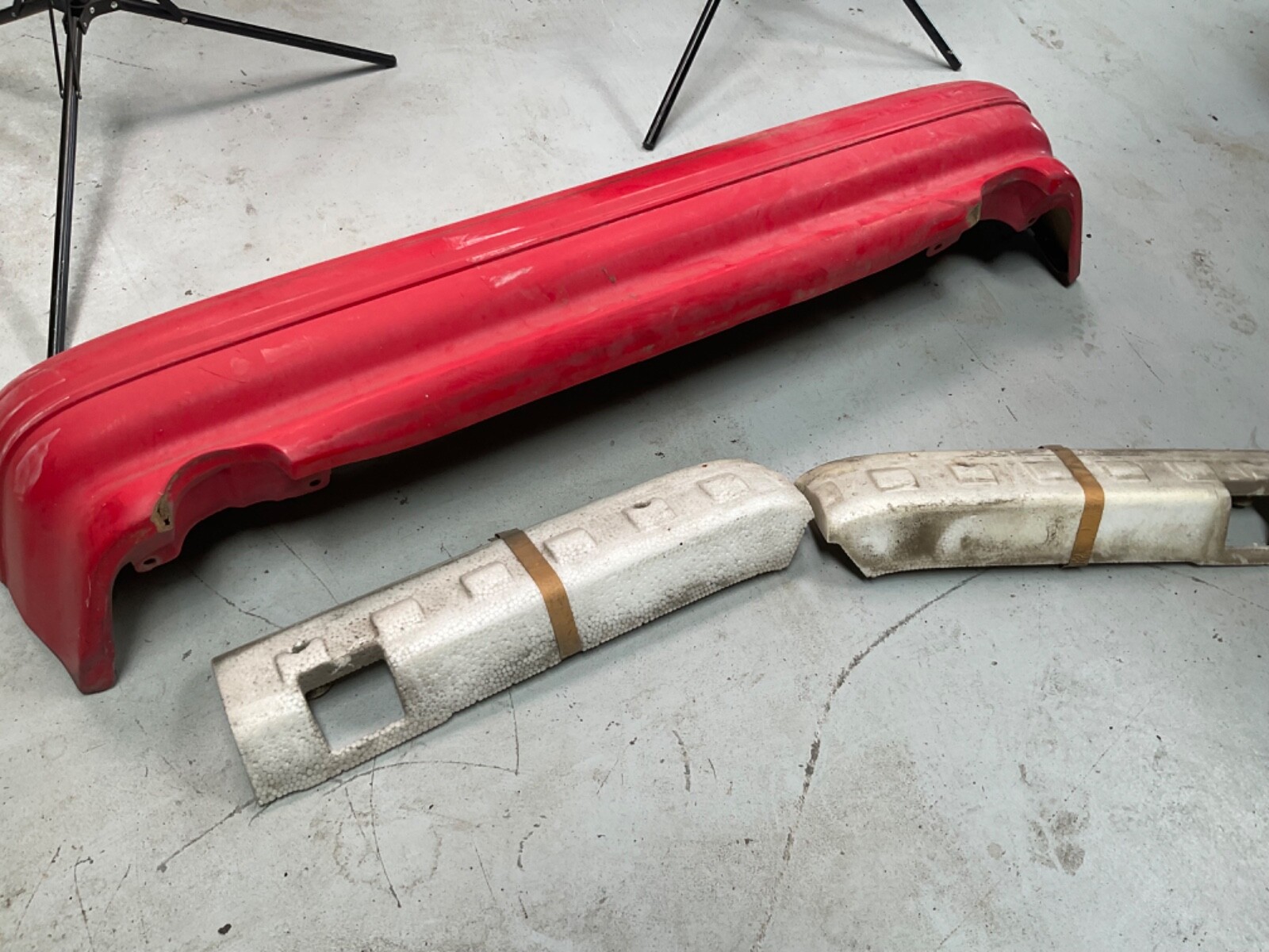 Rear Bumper Cover Assembly Red Mazda RX7 FC3S Series 5 89-91 196 1A | eBay