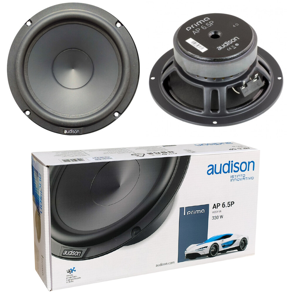 2 Woofer Audison Ap 6.5P AP6.5P à Partir De 6,5 " 330 Max Watts Portes ...