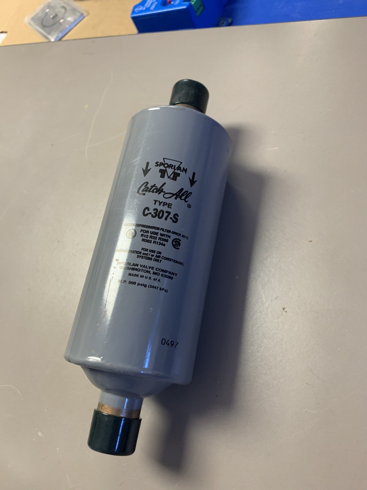 New Sporlan C-307-S 7/8" End Connections Gray Catch All Filter Dryer | eBay