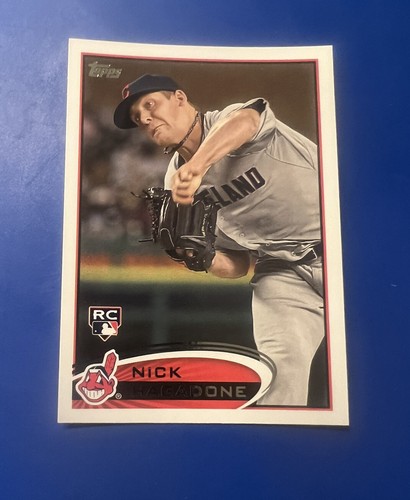 2012 Topps Nick Hagadone RC #6 Cleveland Indians | eBay