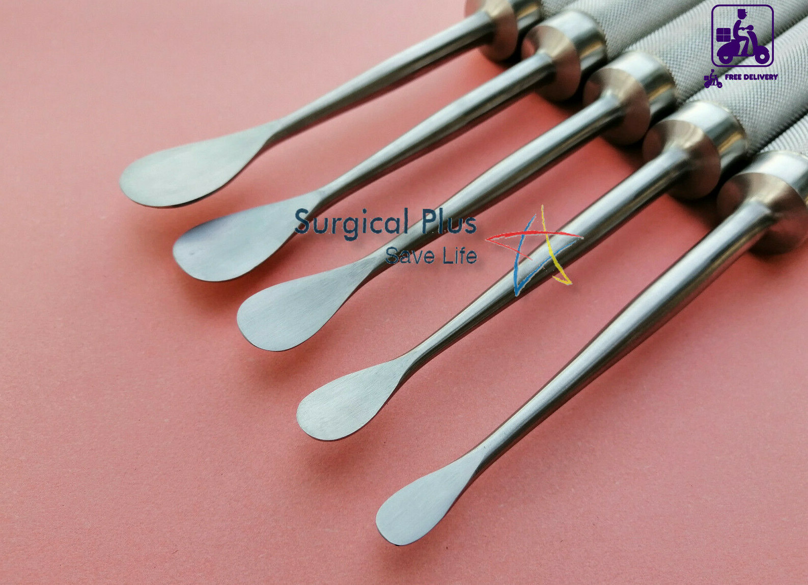 Spinal Cobb Elevator 9,13,15,19,25mm Orthopedic Intsrument Length 28cm Set of 5 | eBay