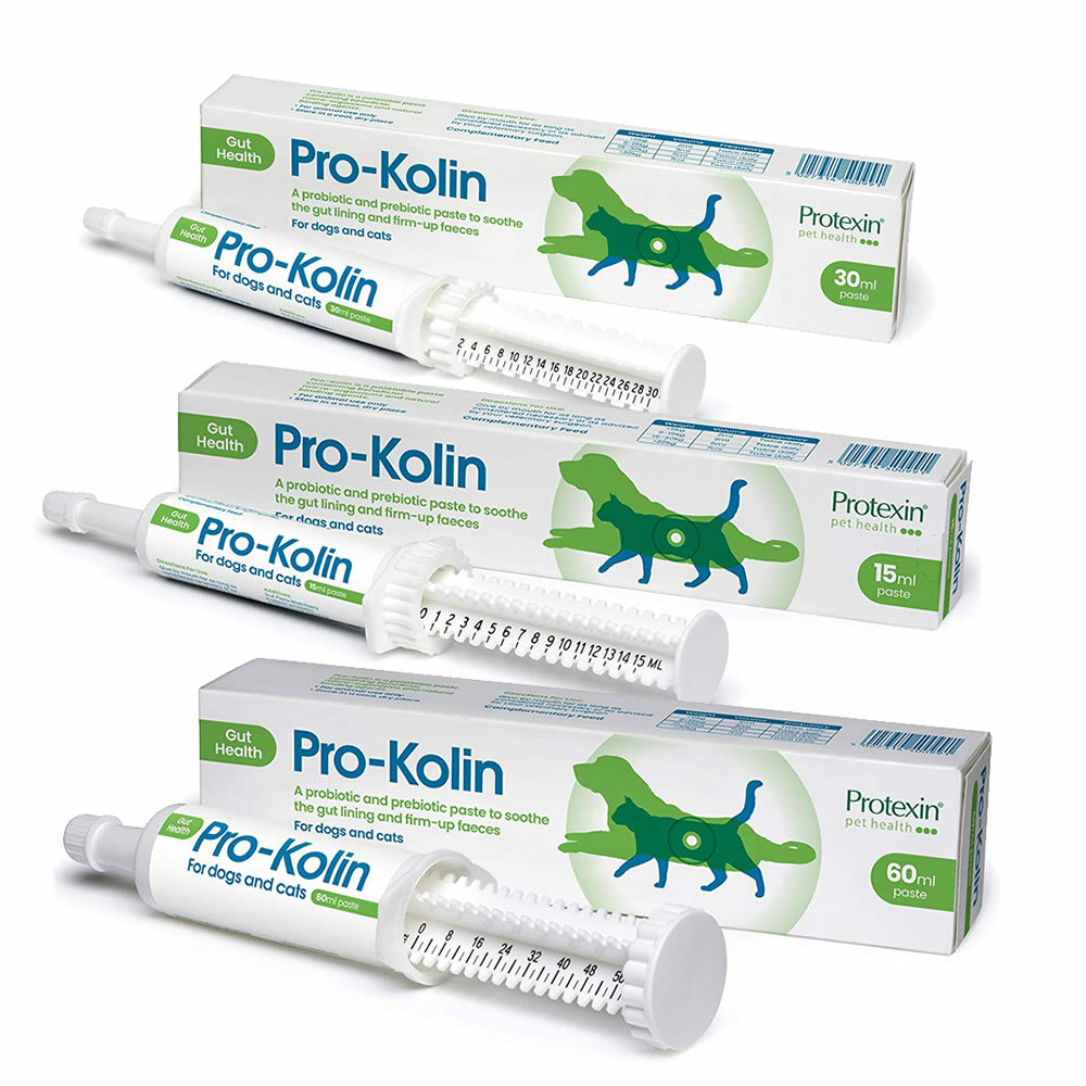 Protexin Pro-Kolin Dog Cat Probiotic Digestion Aid Stool Firming Paste ...