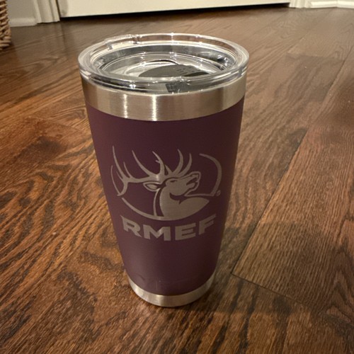 Yeti Rambler 20 oz Tumbler Logo RMEF Purple | eBay