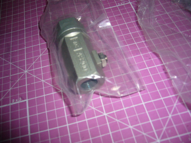 Inline Flow Control Valve, SMC, AS200, 5000 PSI, Stainless Steel, 1/4 ...