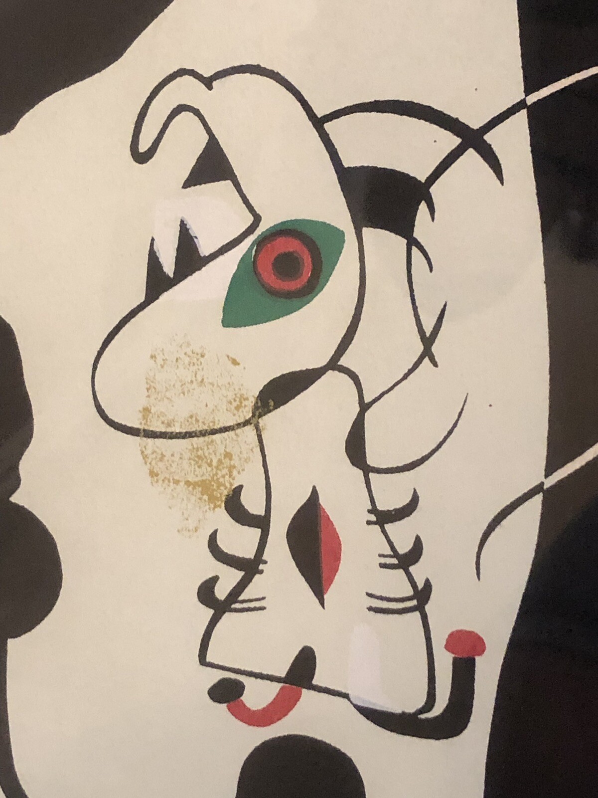 JOAN MIRO Le Chat Colored Lithograph Art Framed | eBay