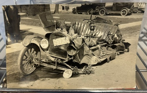 Original 1920s Car Crash Photo Rare 8" X 5" | eBay