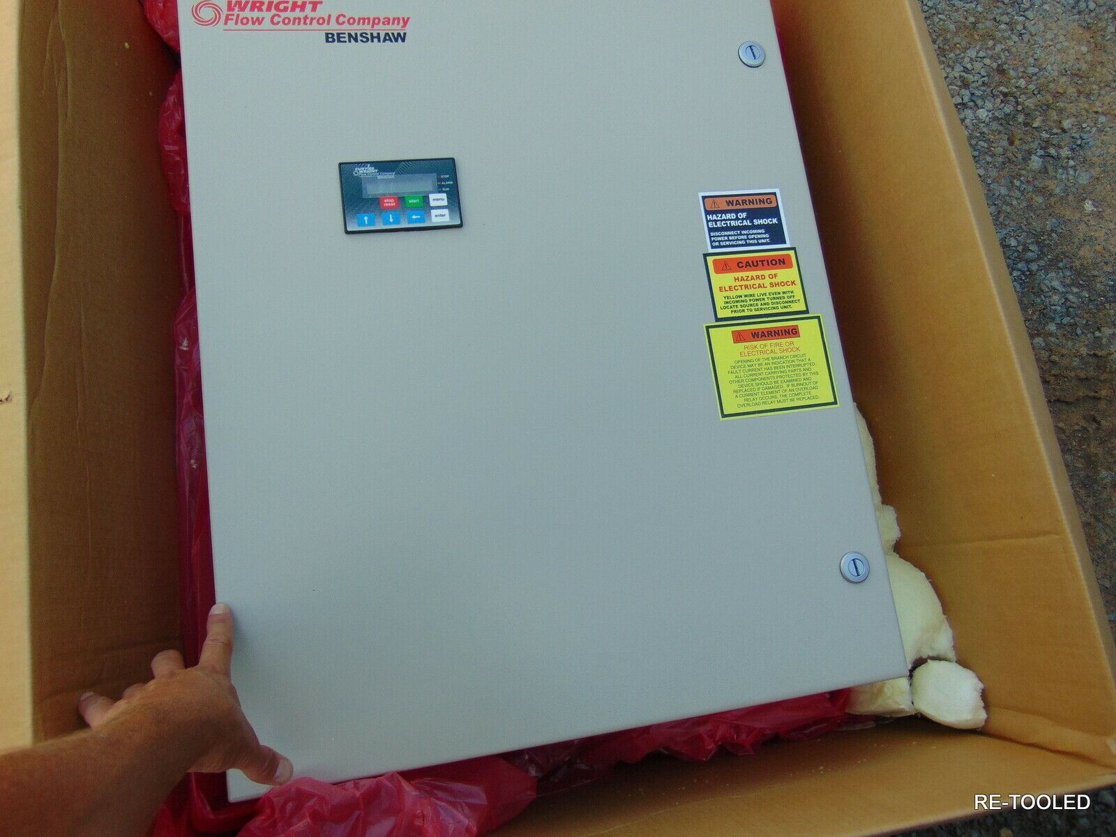 BENSHAW CURTISS-WRIGHT SOFT START FLOW CONTROL ENCLOSURE 5 HP 480V NEW ...