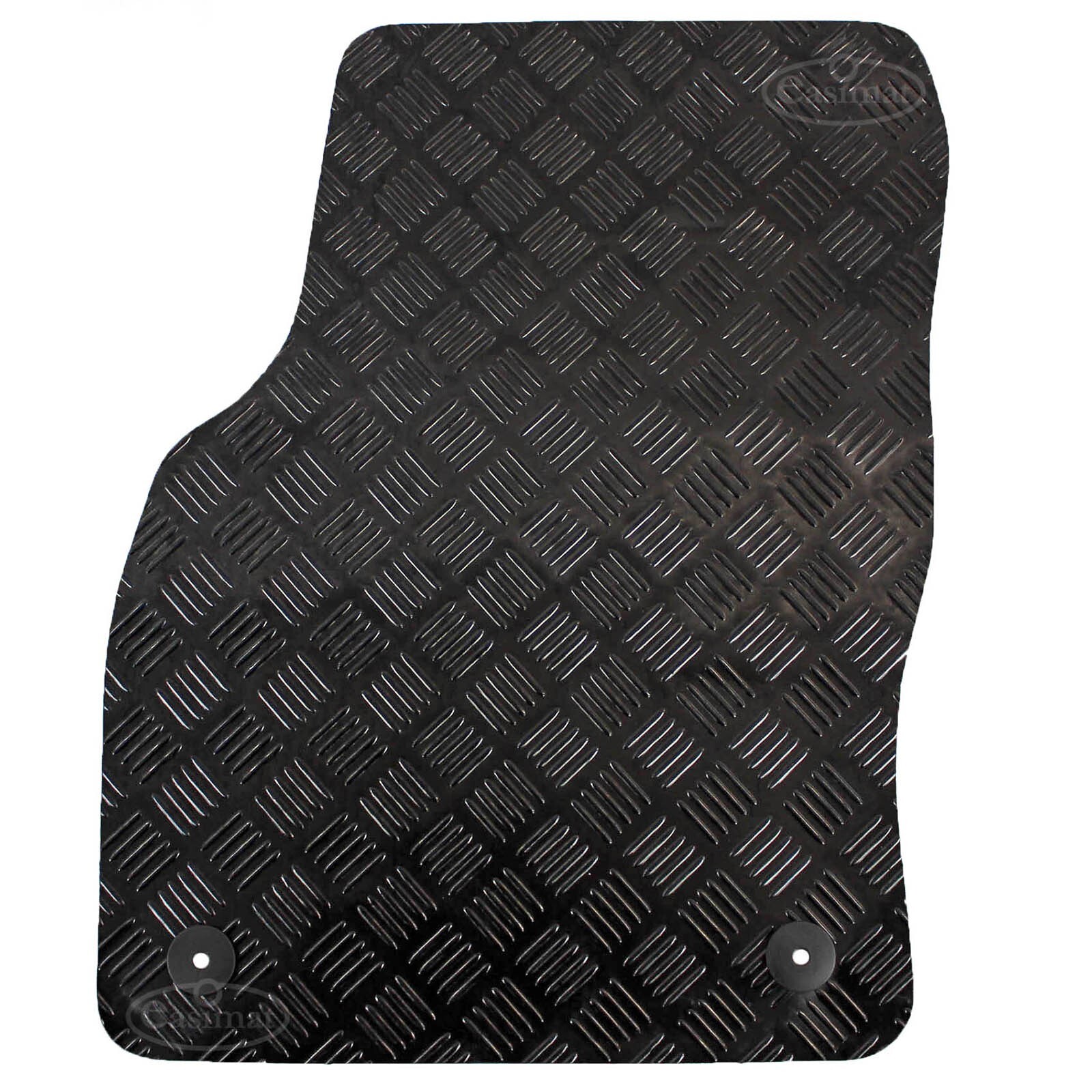 Fits Skoda Octavia Car Mats Tailored Rubber Mk3 2013 to 2019 4pc Black ...