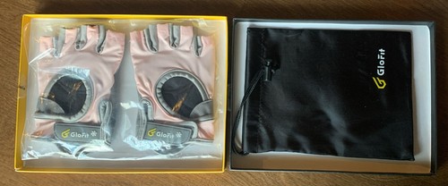 Glofit Ultralight Workout Gloves Knuckle Weight Lifting Fingerless Pink ...