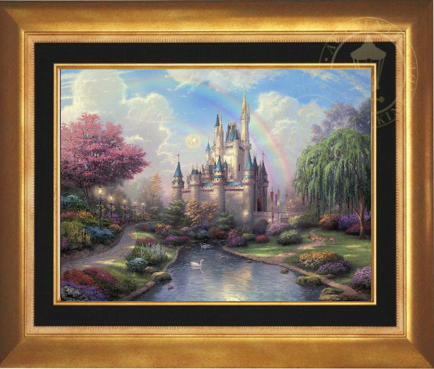 Thomas Kinkade Disney Cinderella Castle