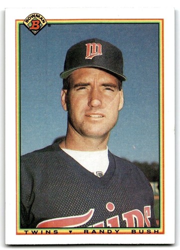 1990 Bowman Baseball Card Randy Bush Minnesota Twins #416 | eBay