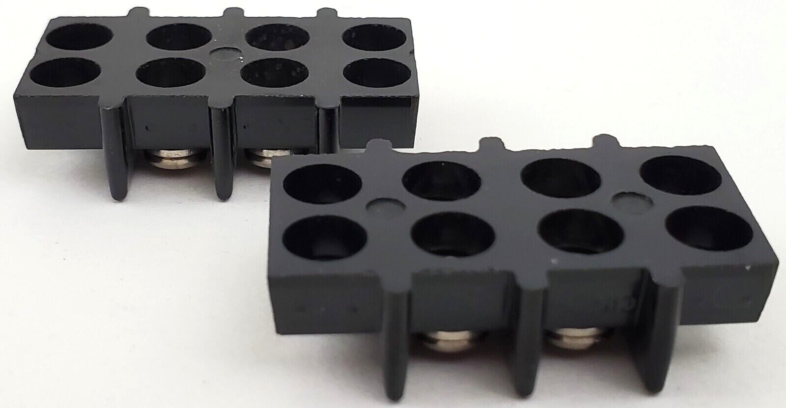 Lot of 2 Cinch Double Row Terminal Strip 2 Position 16 AWG 15 Amp 250V ...